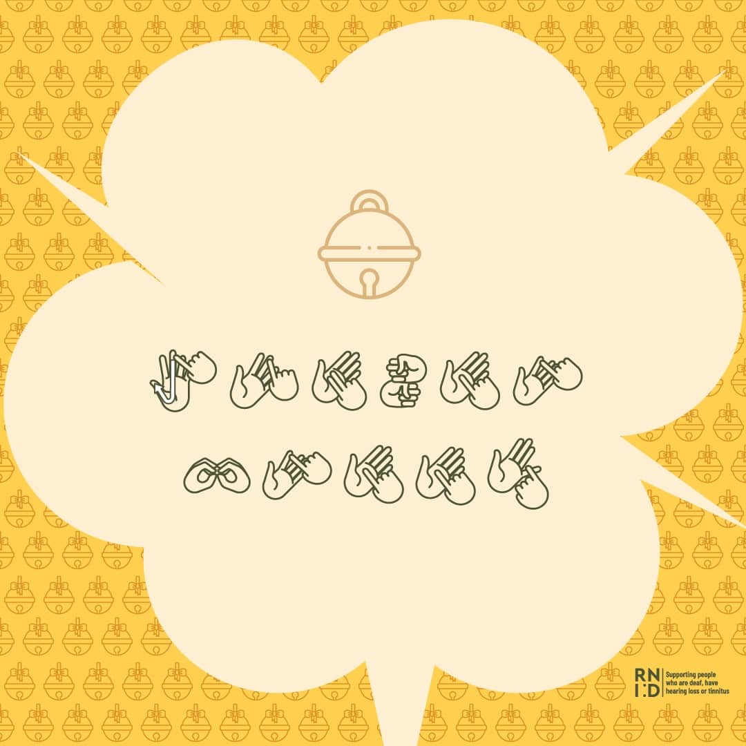 Festive fingerspelling and signing - RNID