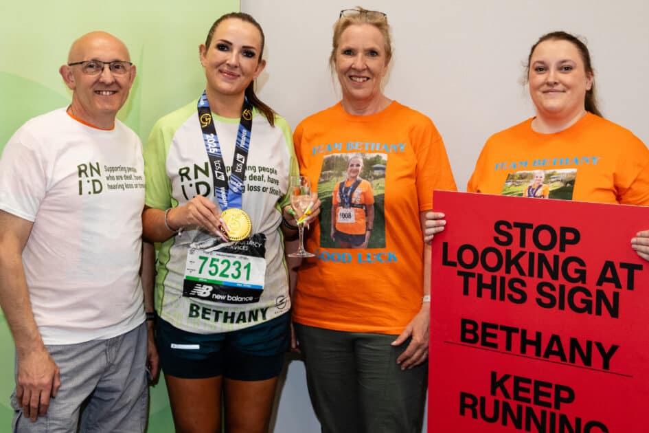 Team #RNID smashes it at TCS London Marathon - RNID